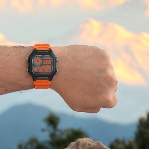 Casio World Time AE-1200WH Custom Watch Casio Royale Mod All Black ...