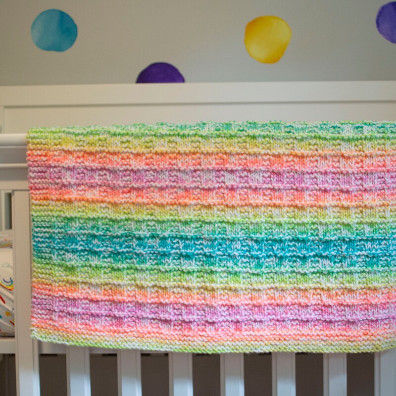 Color Baby Blanket - Etsy