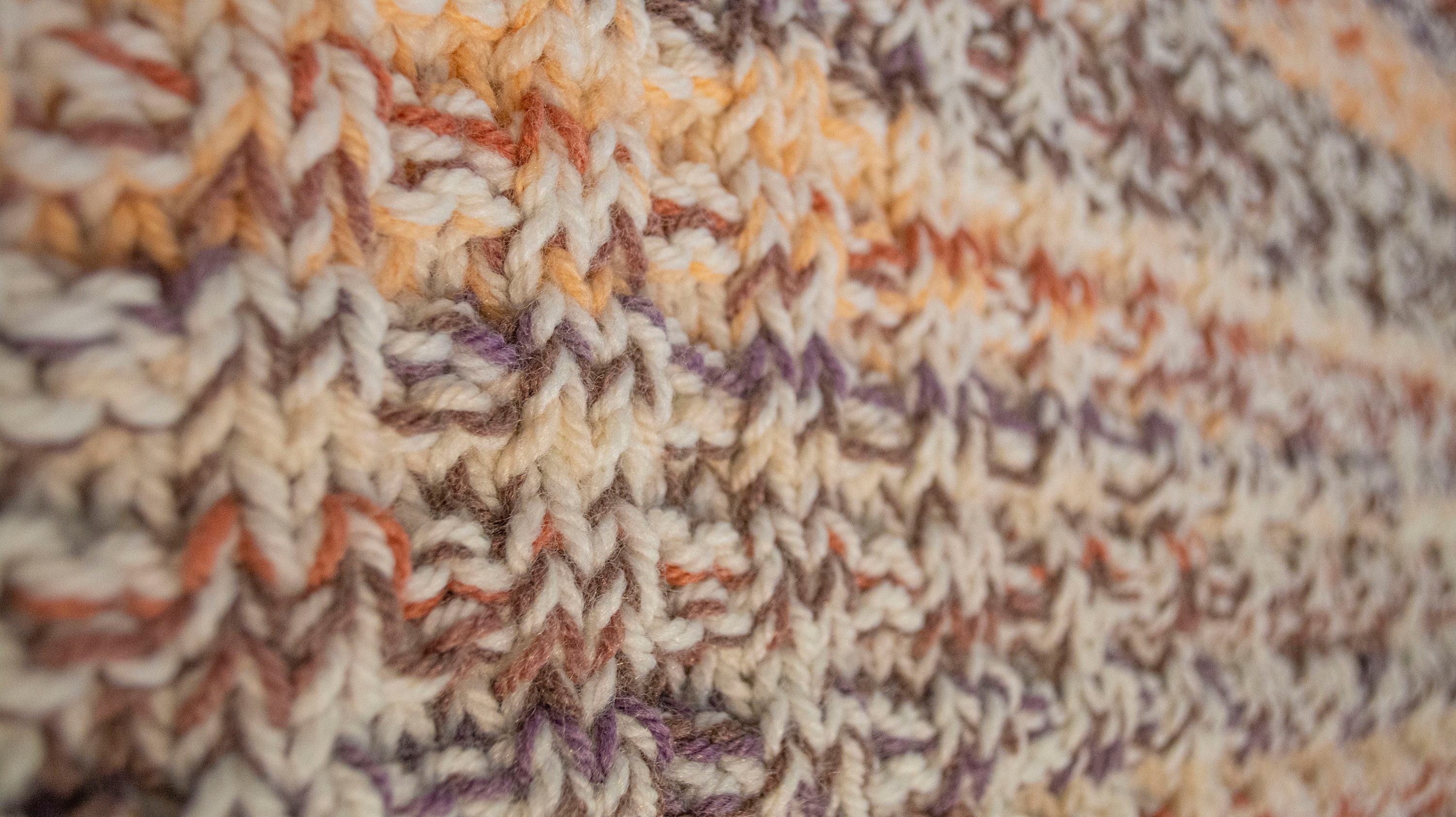 Phoenix Sunset Hand Knit Baby Blanket - Etsy