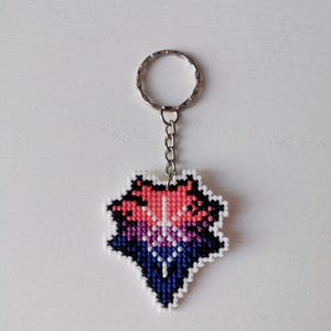 PRIDE MONTH X FFXIV Cross-stitch Keychains & Bag Charms - Etsy