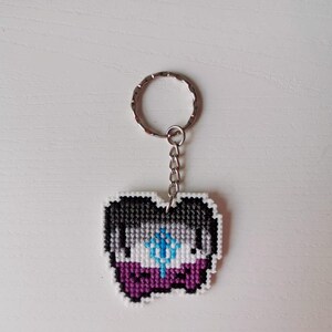 PRIDE MONTH X FFXIV Cross-stitch Keychains & Bag Charms - Etsy