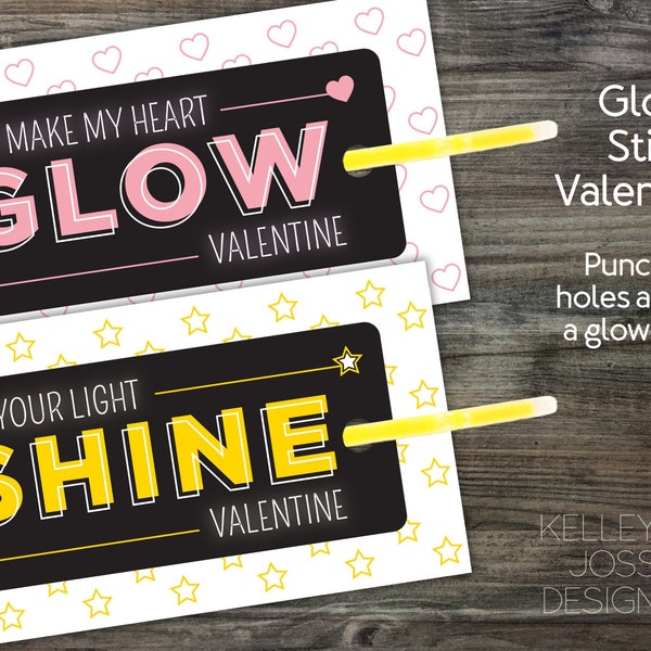 Valentines Day Glow Stick - Etsy