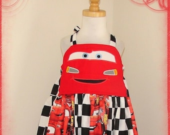 Girls Race Car Dress | Etsy