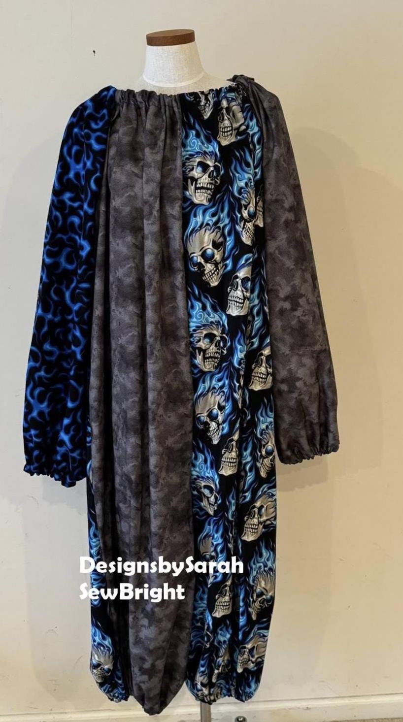 Adult Killer Clown Flame Skulls CLOWN COSTUME - Size XL - 2XL ? Scary ...