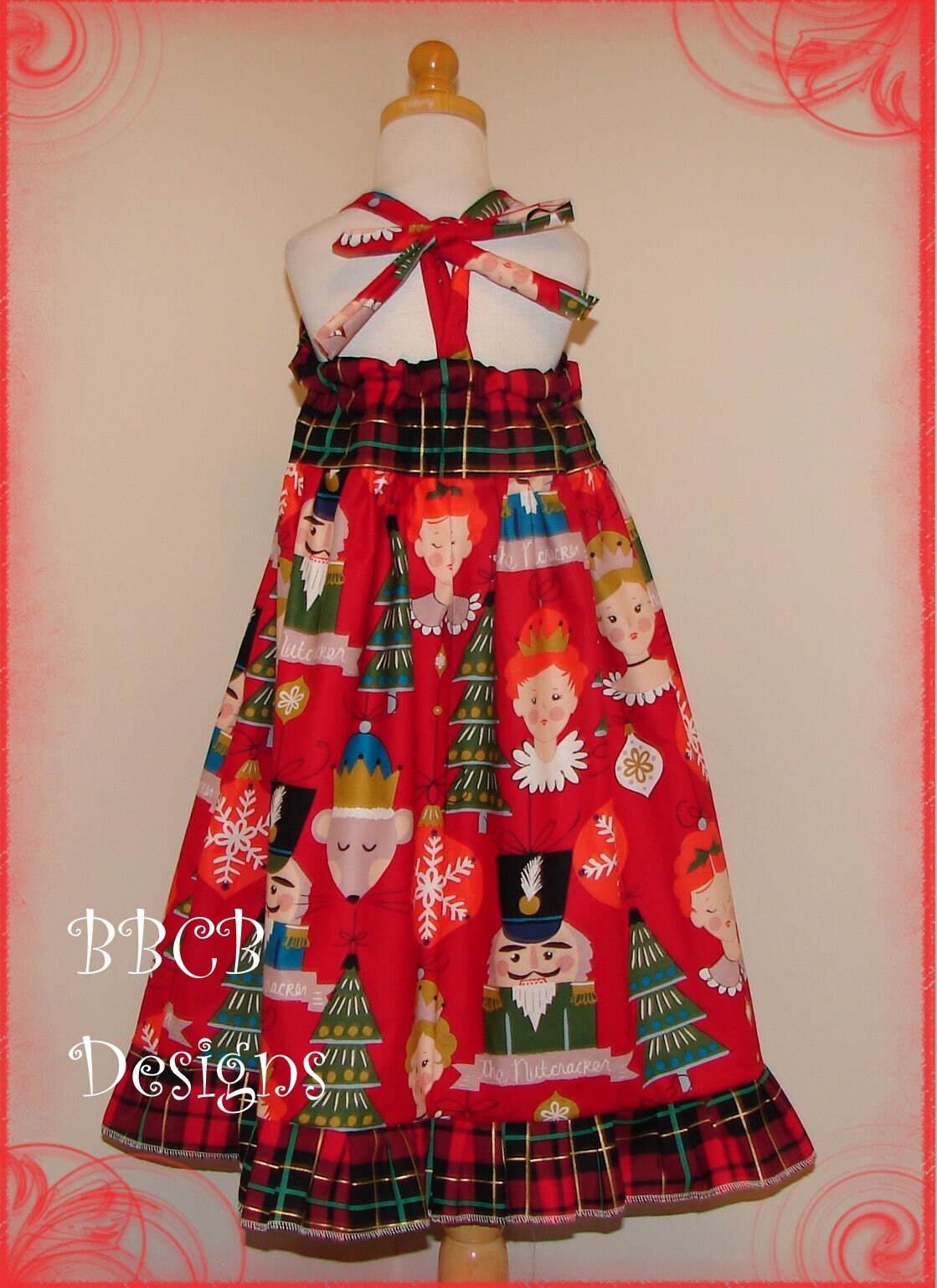 Santa Dress Girls Size 7