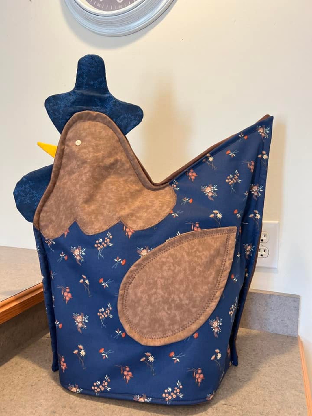 CHICKEN ROOSTER Kitchenaid Kitchen Tilt Head Mixer Cover Farm Decor ...