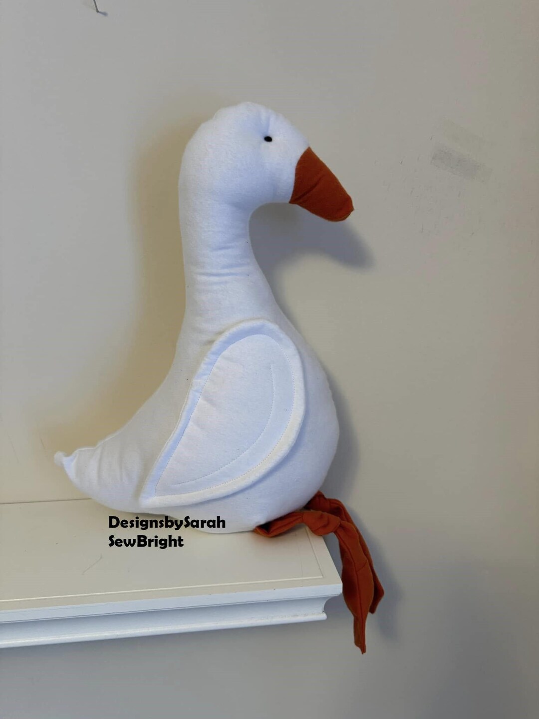 INDOOR PORCH GOOSE Plush Doll With 4 Holiday Seasonal Dresses Clothes ...