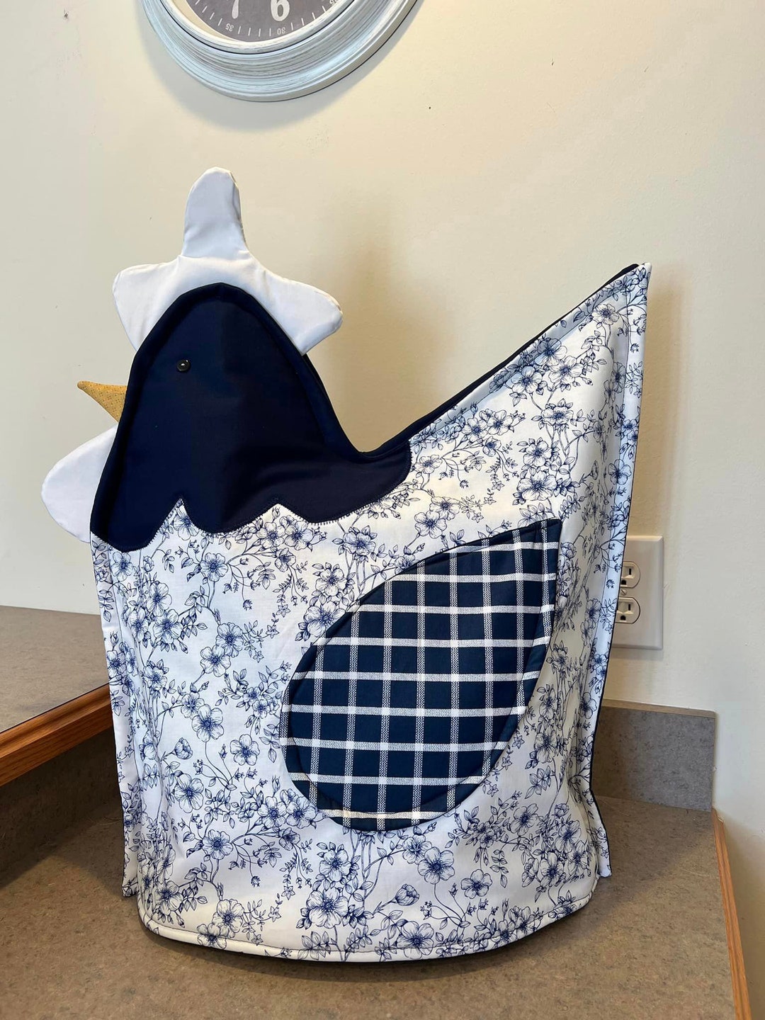 Rooster Chicken MIXER Fabric COVER Ready to Ship Kitchenaid Farberware ...