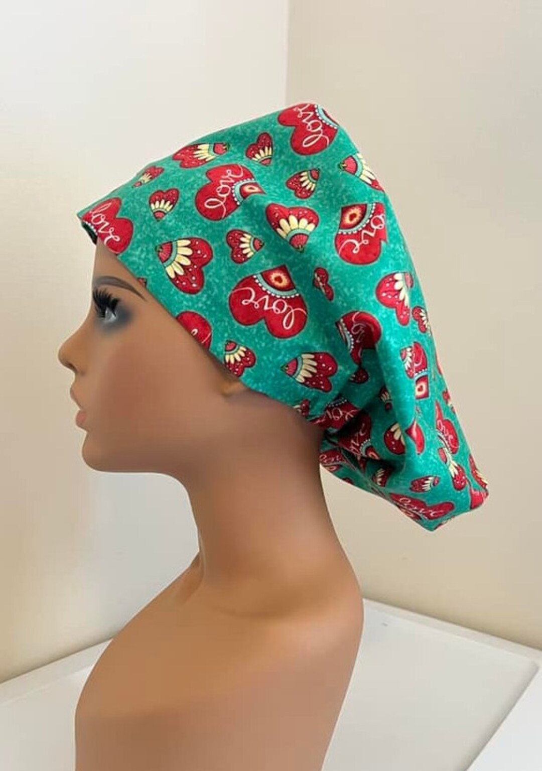 Hunter Green SURGICAL Scrub Cap - OR Surgery Medical Hat - Nursing ...
