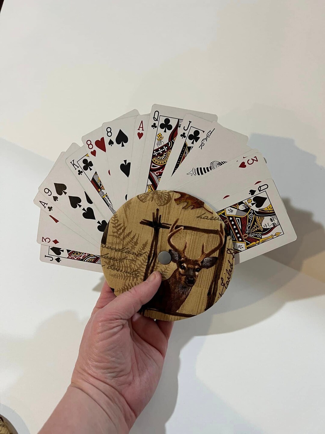 Set of 4 - Playing Cards Holders - Card Games - Kids or Adults - Card ...