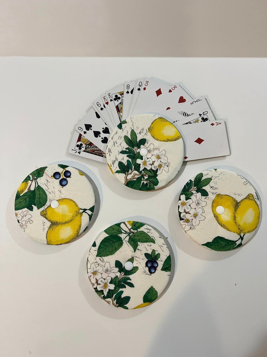 Set of 4 - Playing Cards Holders - Card Games - Kids or Adults - Card ...