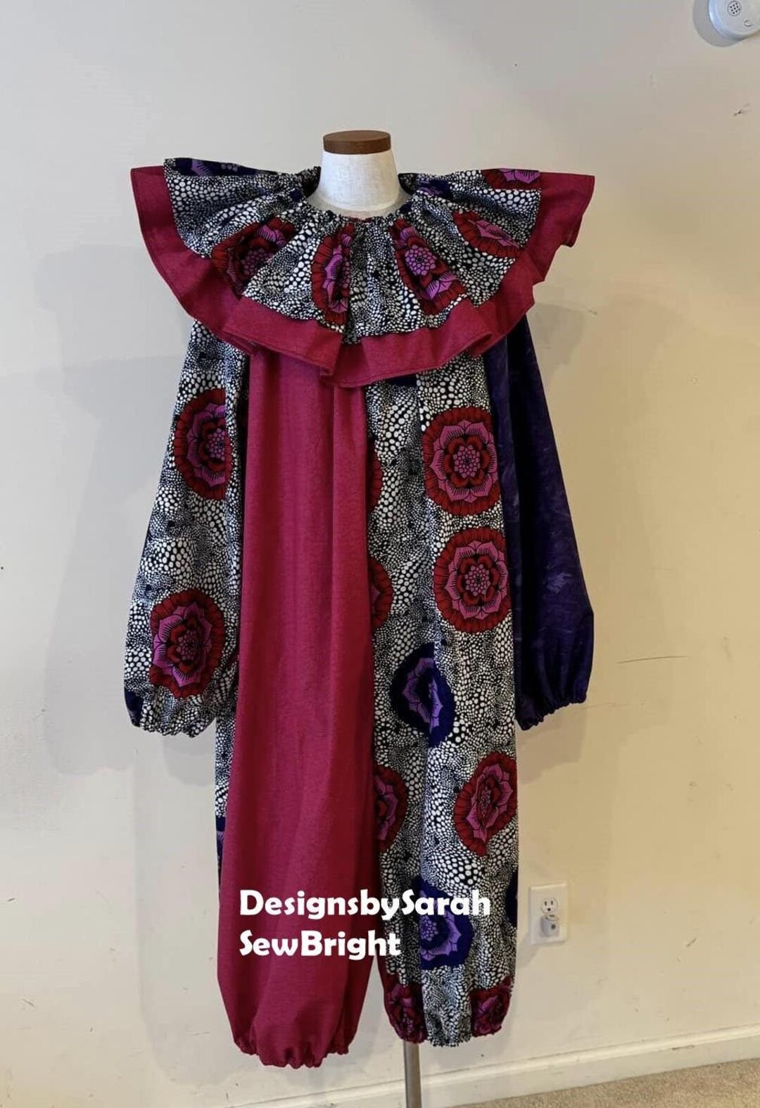 Handmade Clown Costume - Adult Party - Circus Carnival - Not Scary ...