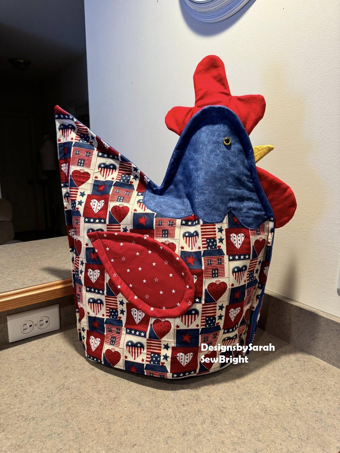 USA Patriotic Kitchen Mixer Cover - Fits Kitchenaid and More Rooster ...