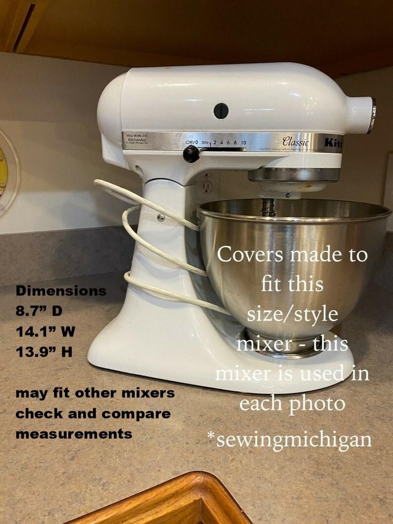 Navy Blue Rooster Chicken - KITCHEN MIXER COVER - for Kitchenaid Mixers ...