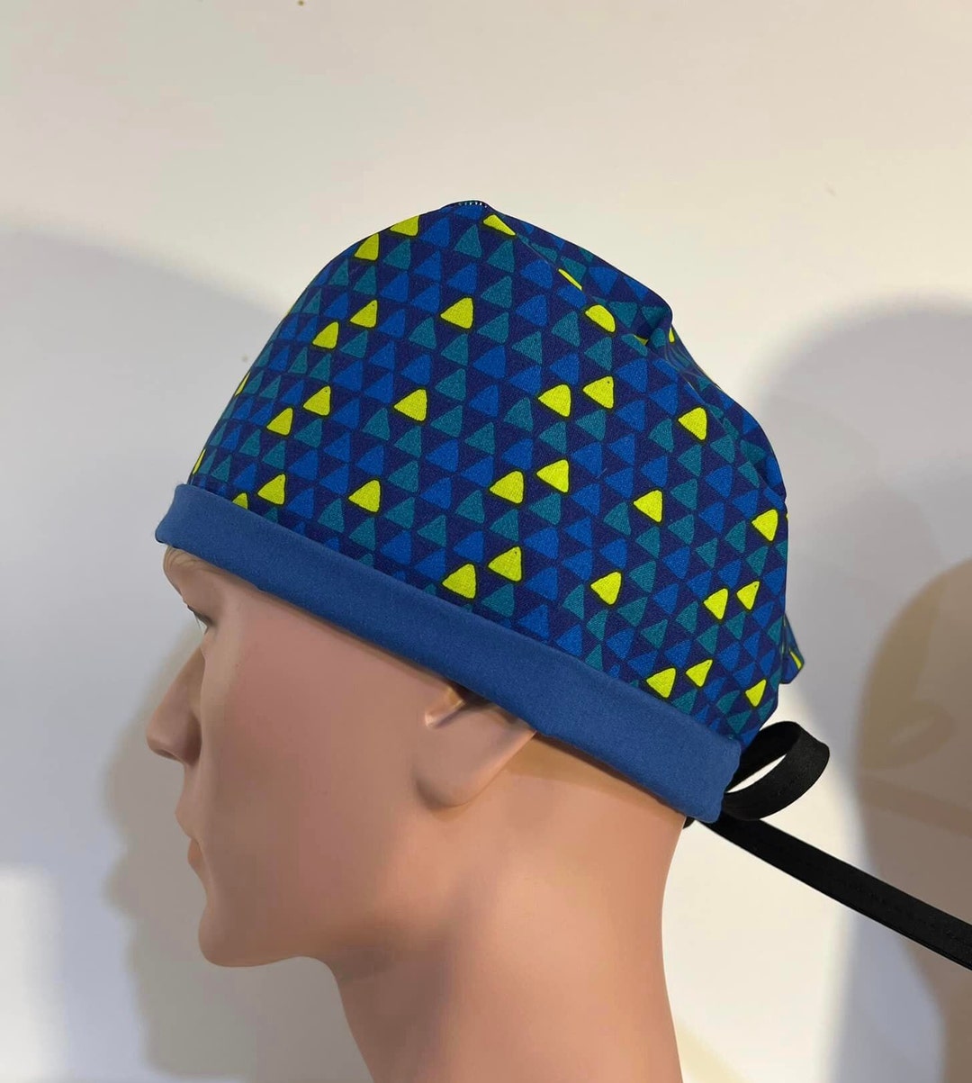 Scrub Hat Cap Hat Nurse Medical Tie Back Skull Cap - Ready to Ship ...