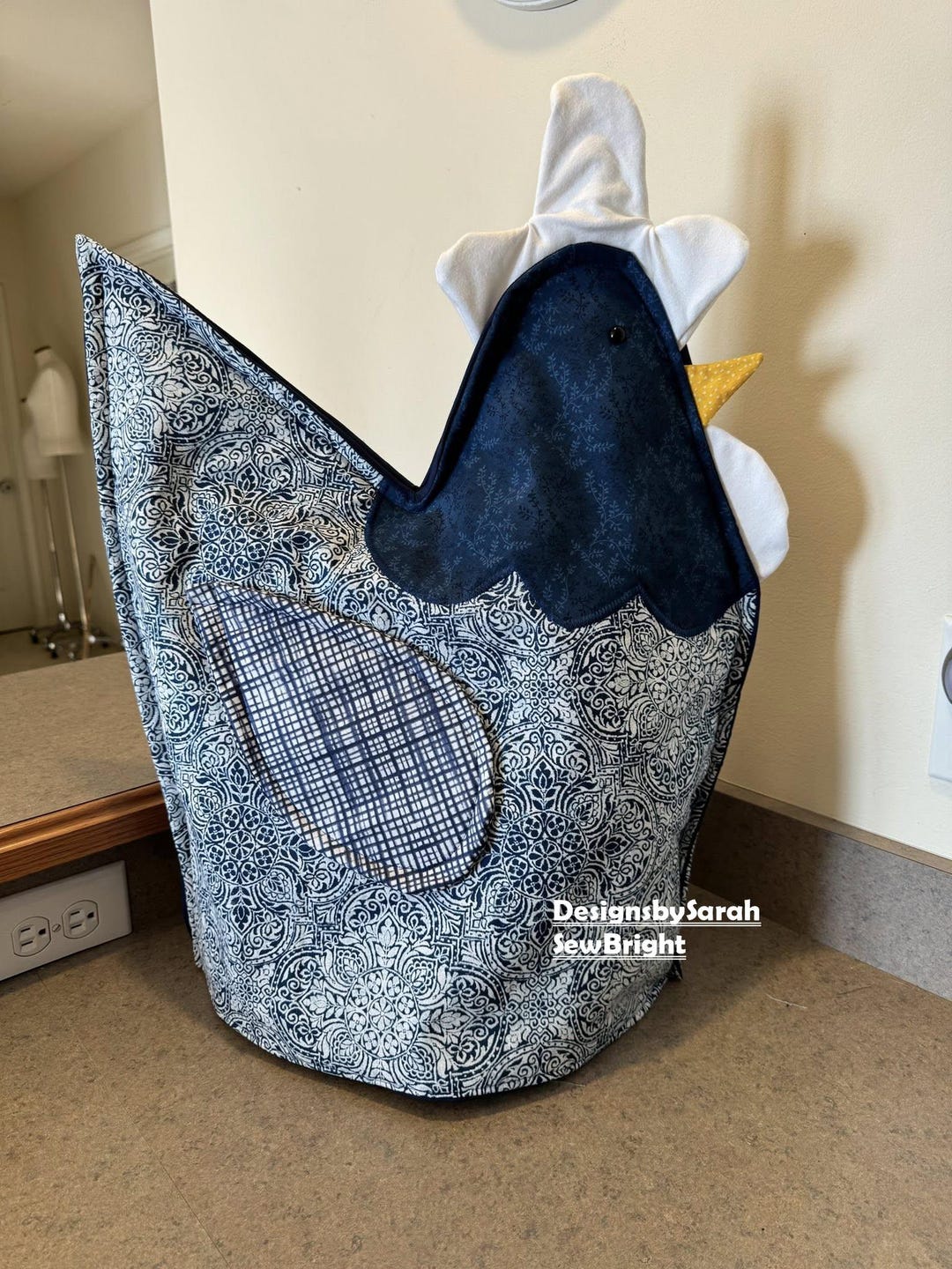 Handmade Rooster Mixer Cover – Navy Blue Chicken Kitchen Decor - Etsy