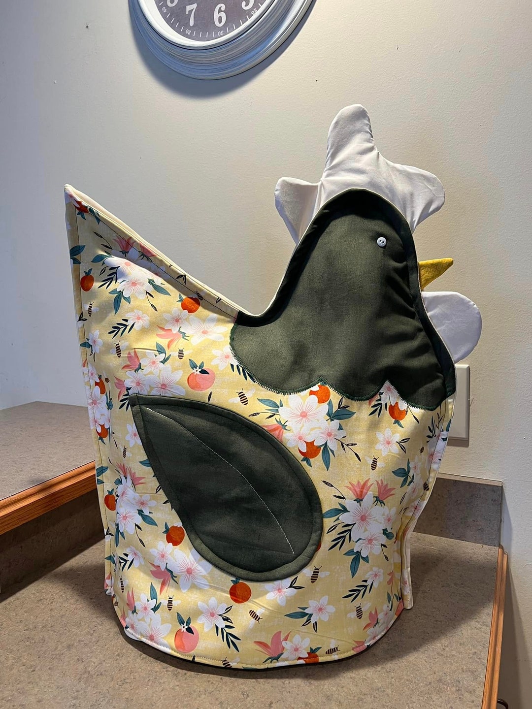 Rooster Chicken MIXER Fabric COVER - Ready to Ship - Fits Farberware ...