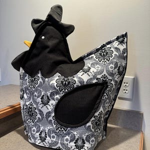 Black Rooster Chicken STAND MIXER Cover Handmade for Kitchenaid ...