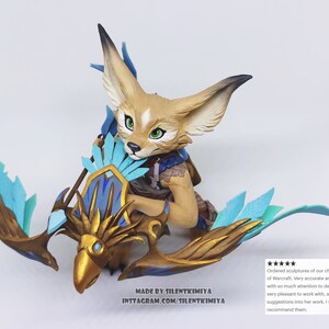 Custom SFW Furry Character Anthropomorphic Animal Anthro Figurine ...