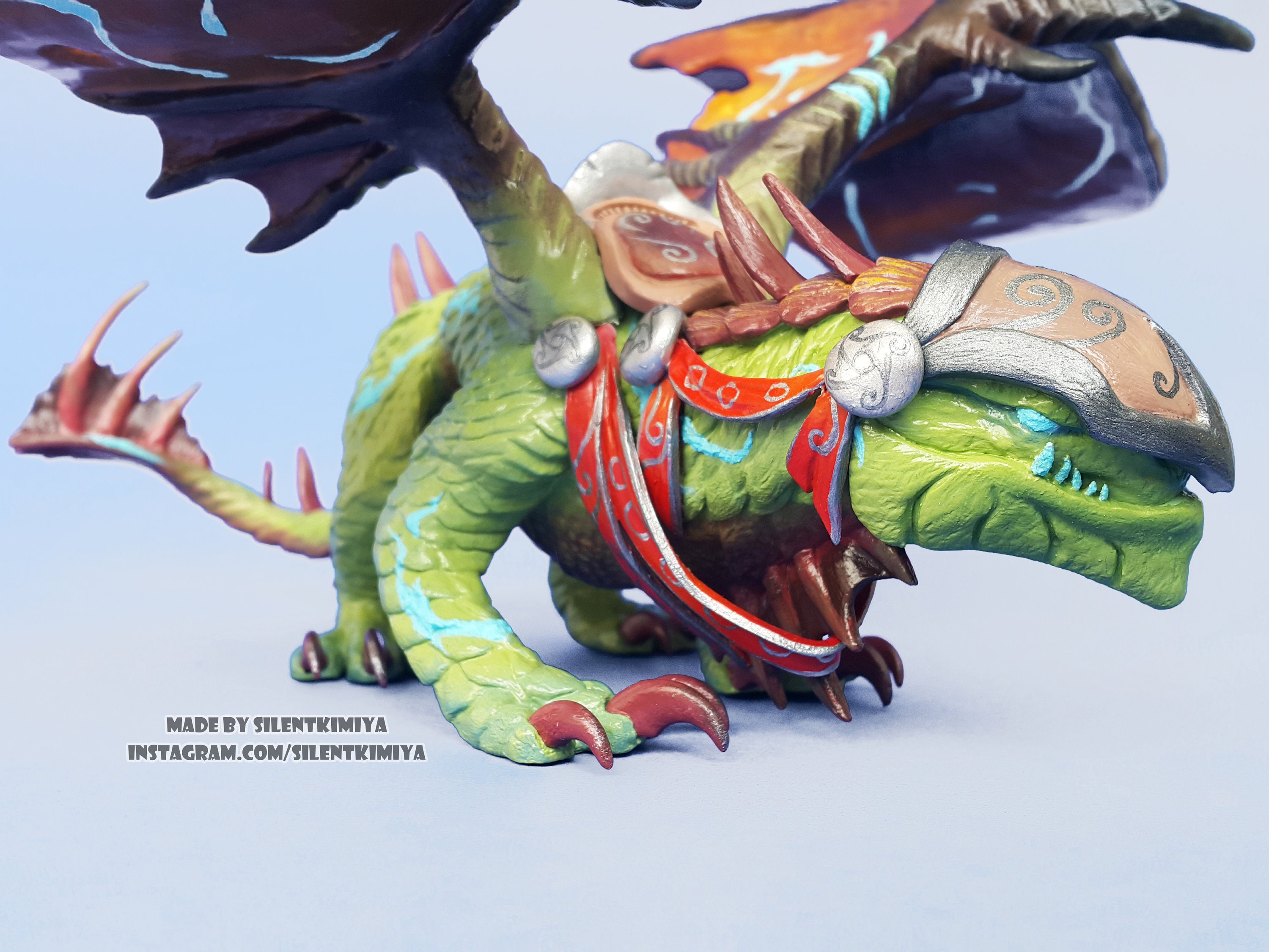 Custom World of Warcraft Dragon Figurine Figure Sculpture | Etsy