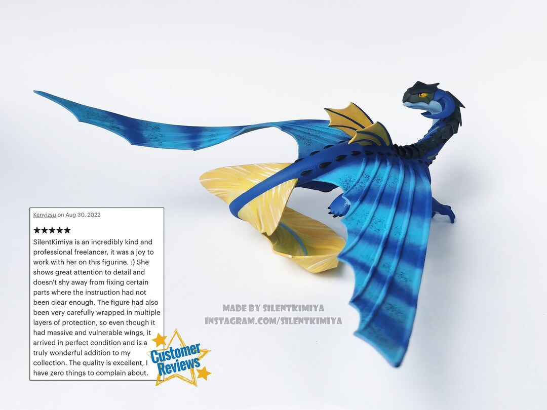 Custom Dragon Character Figurine Figure Sculpture Statue Made to Order ...