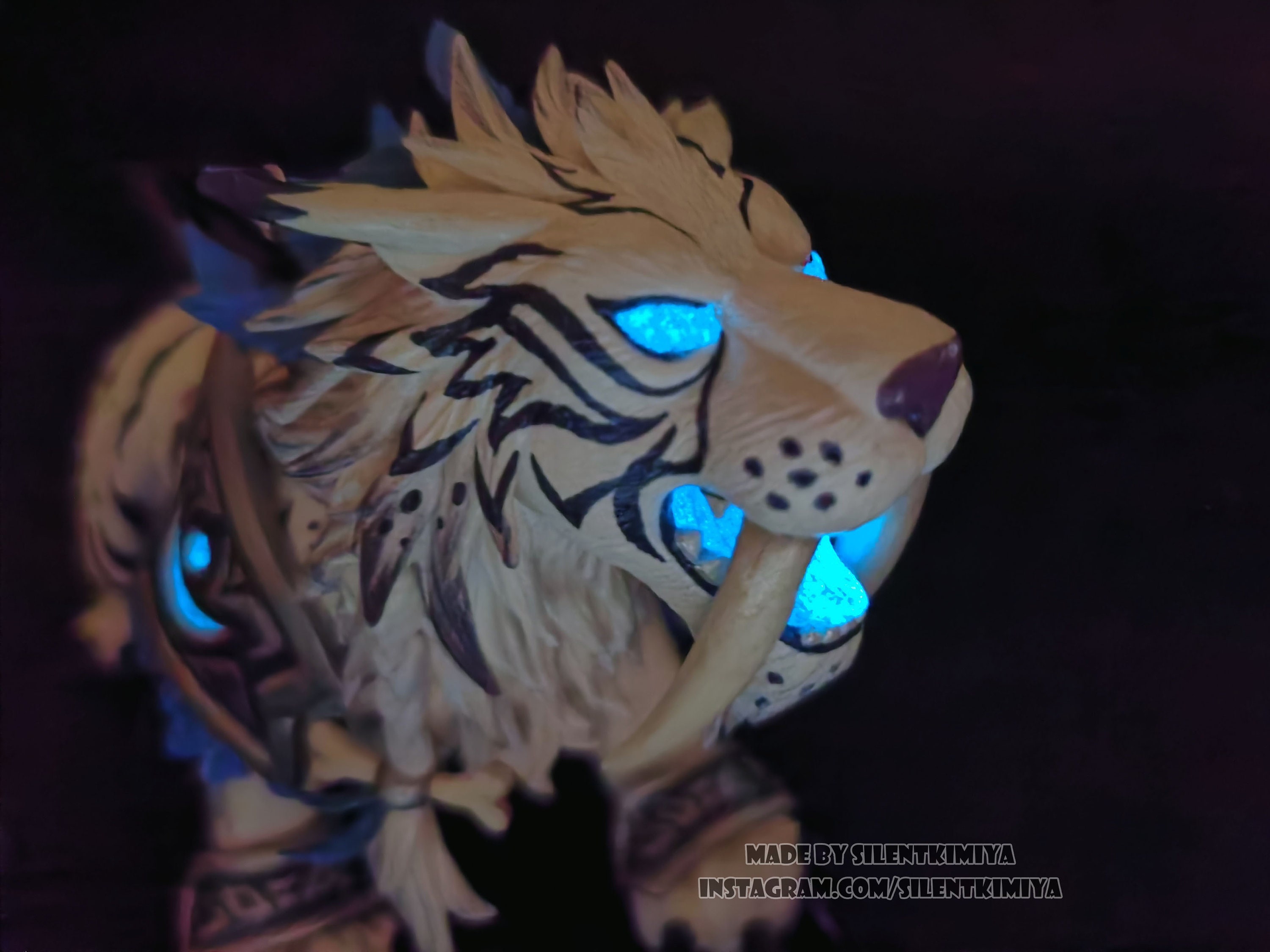 Custom World of Warcraft Feral Cat Druid Figurine Figure | Etsy