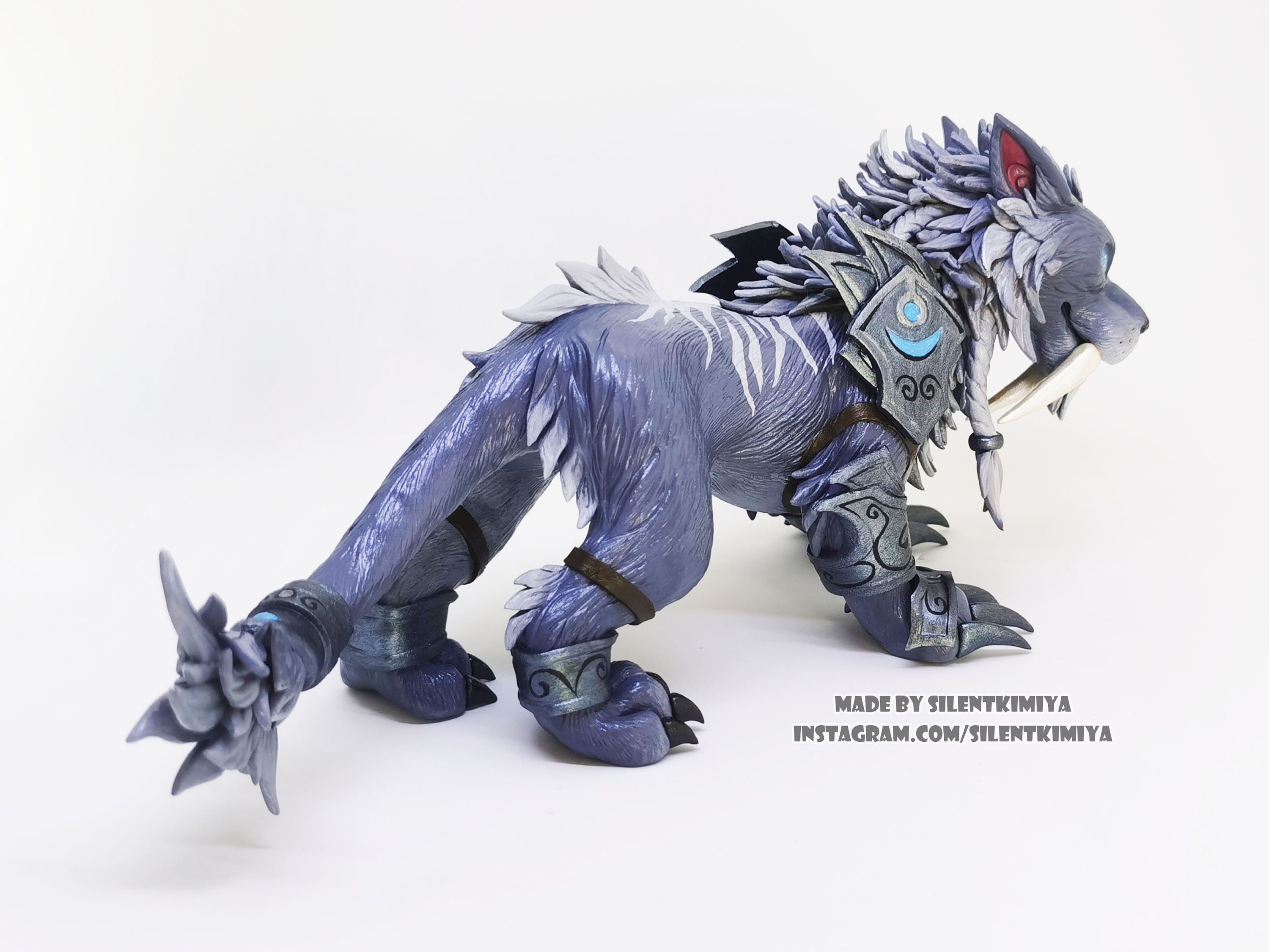 Custom World of Warcraft Feral Cat Druid Figurine Figure | Etsy