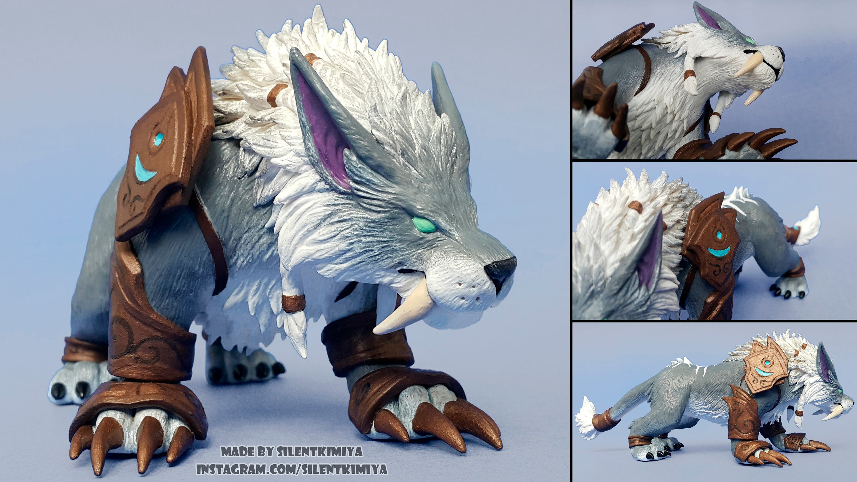 Custom World of Warcraft Feral Cat Druid Figurine Figure | Etsy