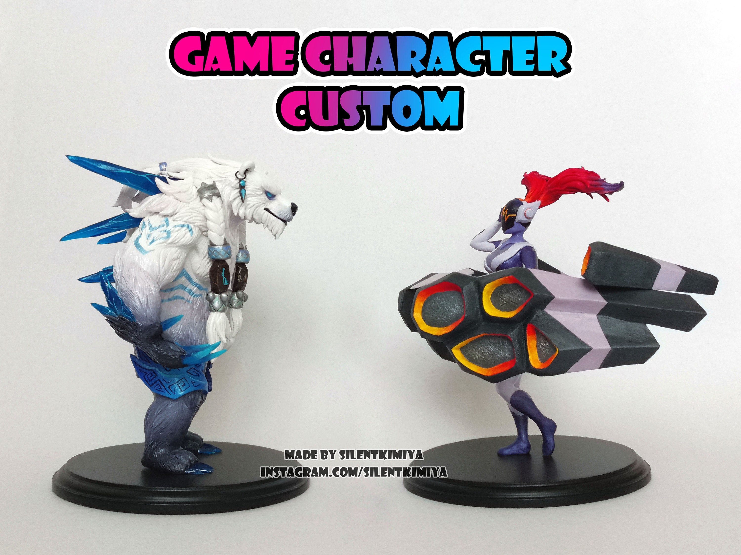 Custom Game Character Figurine Figure Sculpture League of | Etsy