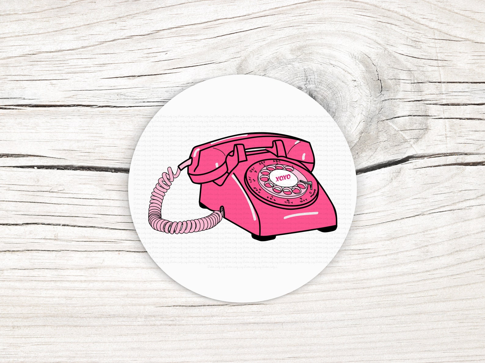 Retro Pink Phone Digital Download - Etsy