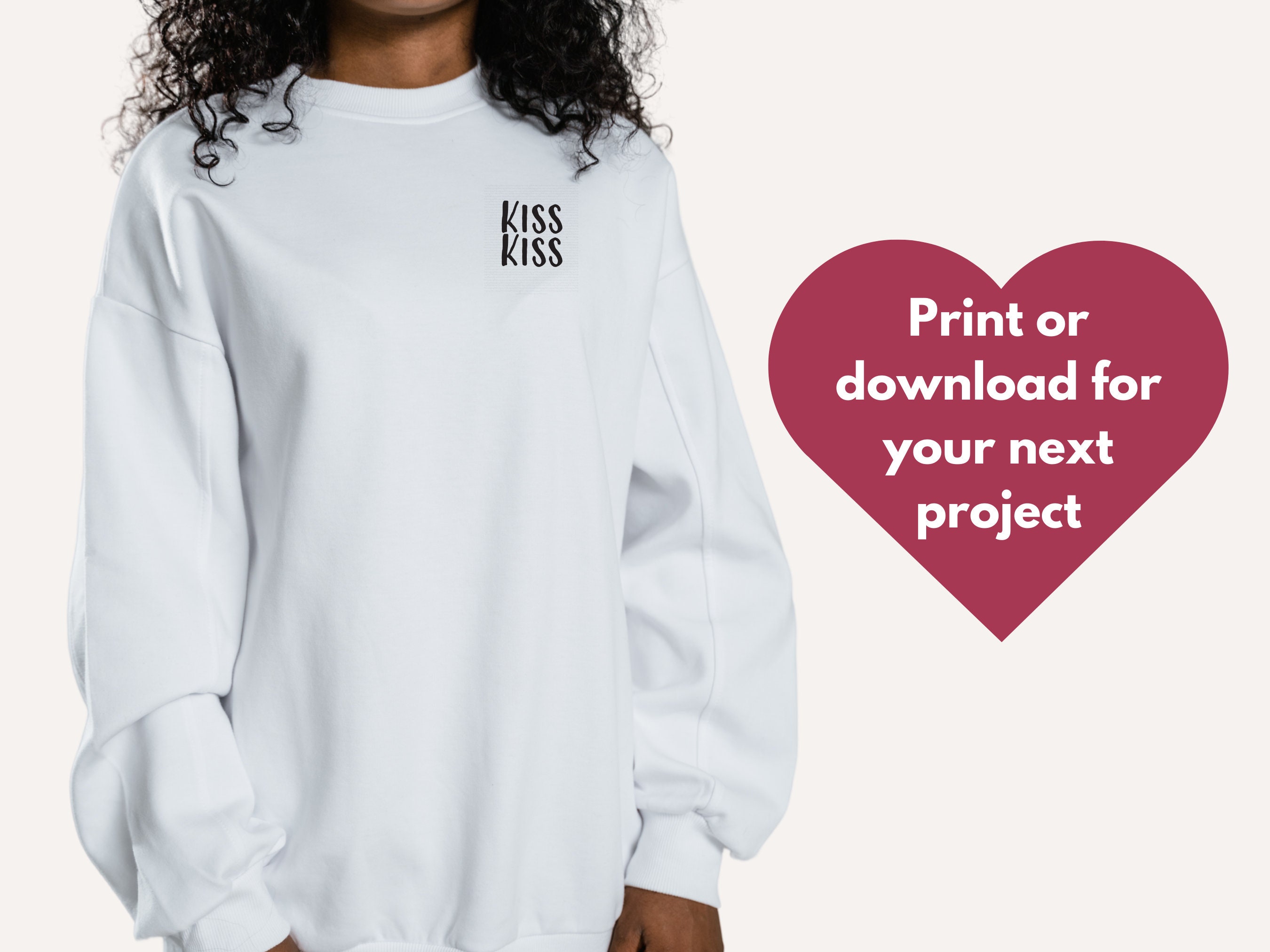 Kiss Kiss SVG Digital Download - Etsy