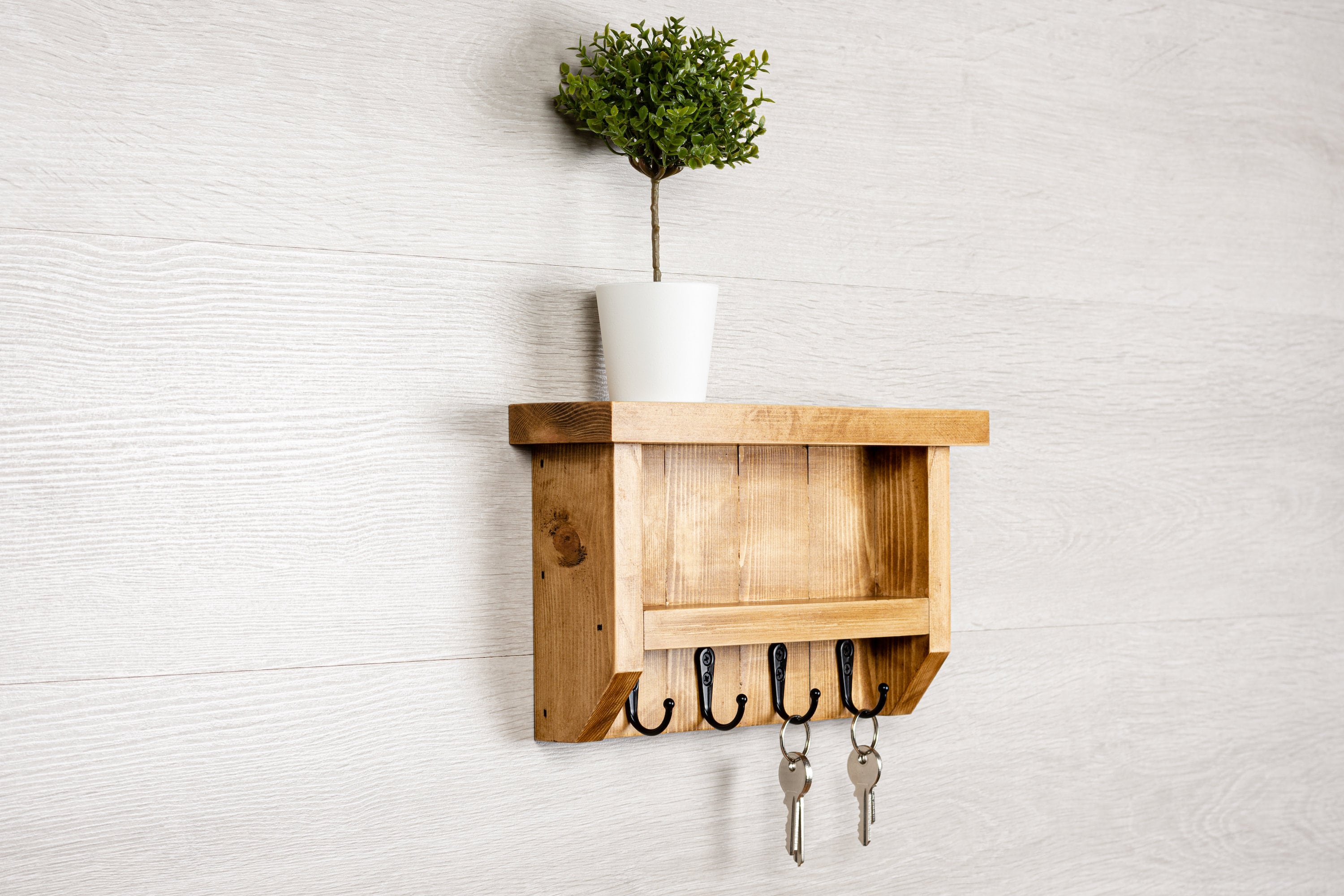 Wall Mounted Wooden Key Holder at Marilyn Stumpf blog