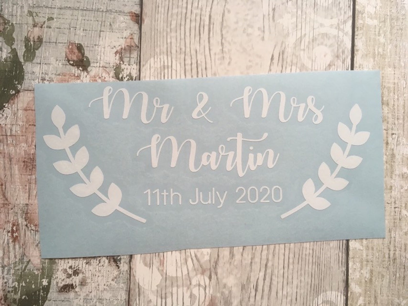 Card Vinyl Decal Wedding Post Box Vinyl Vinyl for Wishing | Etsy UK
