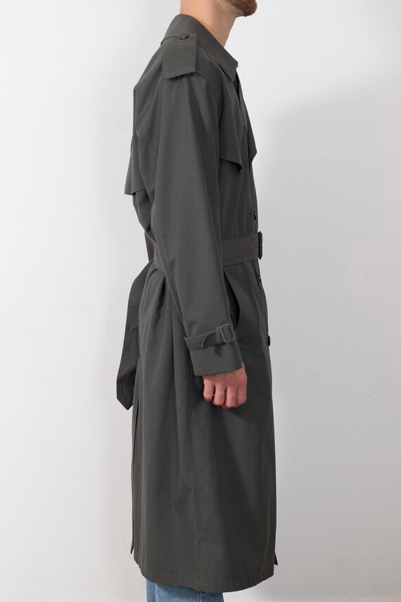 Vintage Green Overcoat - Men's Mod Lightweight London… - Gem