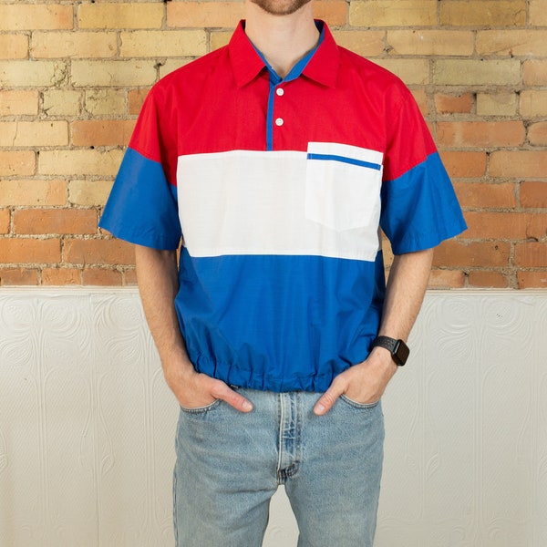 90s Colorblock Shirt - Etsy