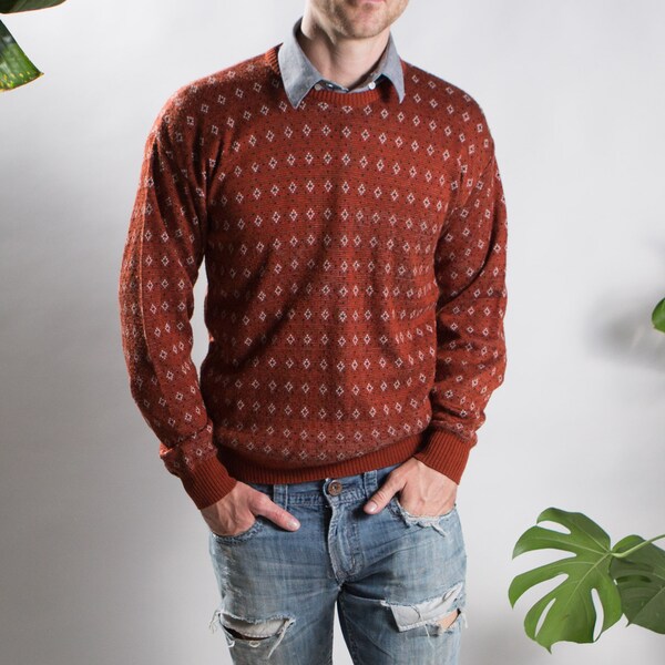 Rust Sweater - Etsy
