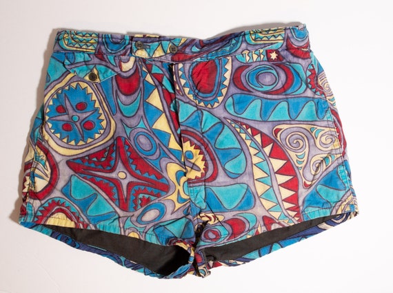50's Swim Shorts - W34" Vintage Brentwood Surf / Swim… - Gem