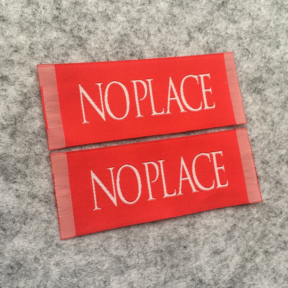 100 Custom Hem Tag Woven Label / High Density / Sew on Brand - Etsy