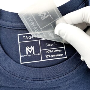 500 No-sew Heat Transfer Labels - Customizable Fabric Labels - Etsy Canada