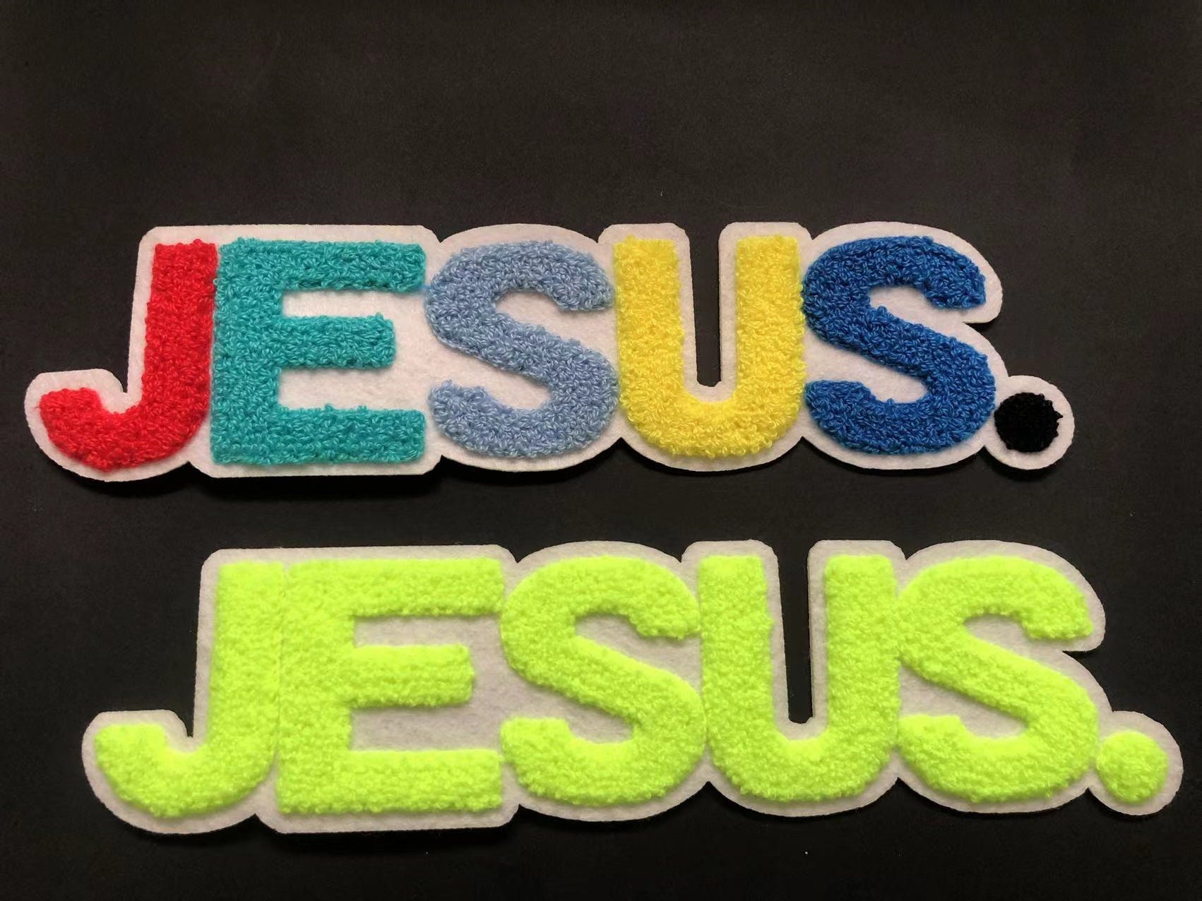 Custom Sew on Wholesale Letter Chenille Patches Custom Embroidered on ...