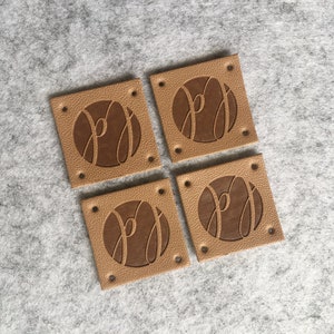Custom PU Leather Patch, Design Your Own Custom Patch, Debossed Leather ...