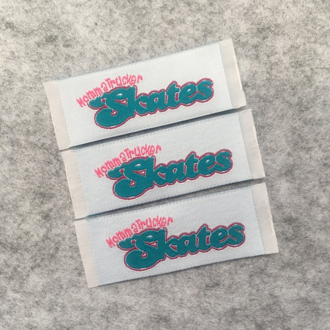 100 Custom Hem Tag Woven Label / High Density / Sew on Brand - Etsy