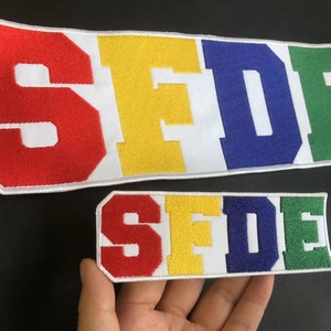 50 Custom Embroidered Patch, Name Patch Custom, Embroidery Designs ...