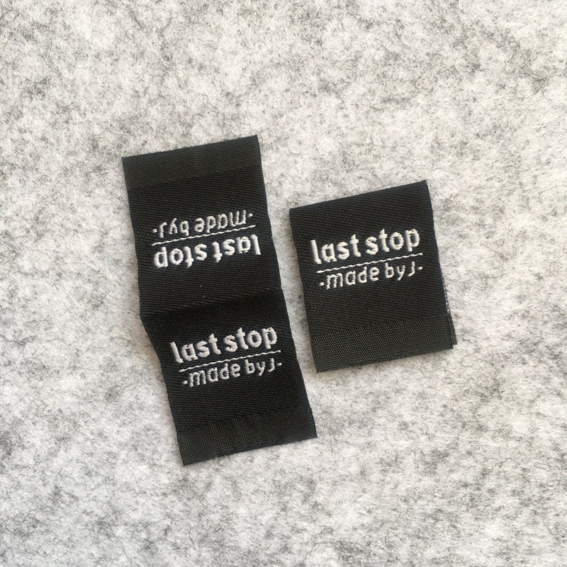 500 Custom Woven Label Hem Tag Sewing Labels Clothing Label - Etsy