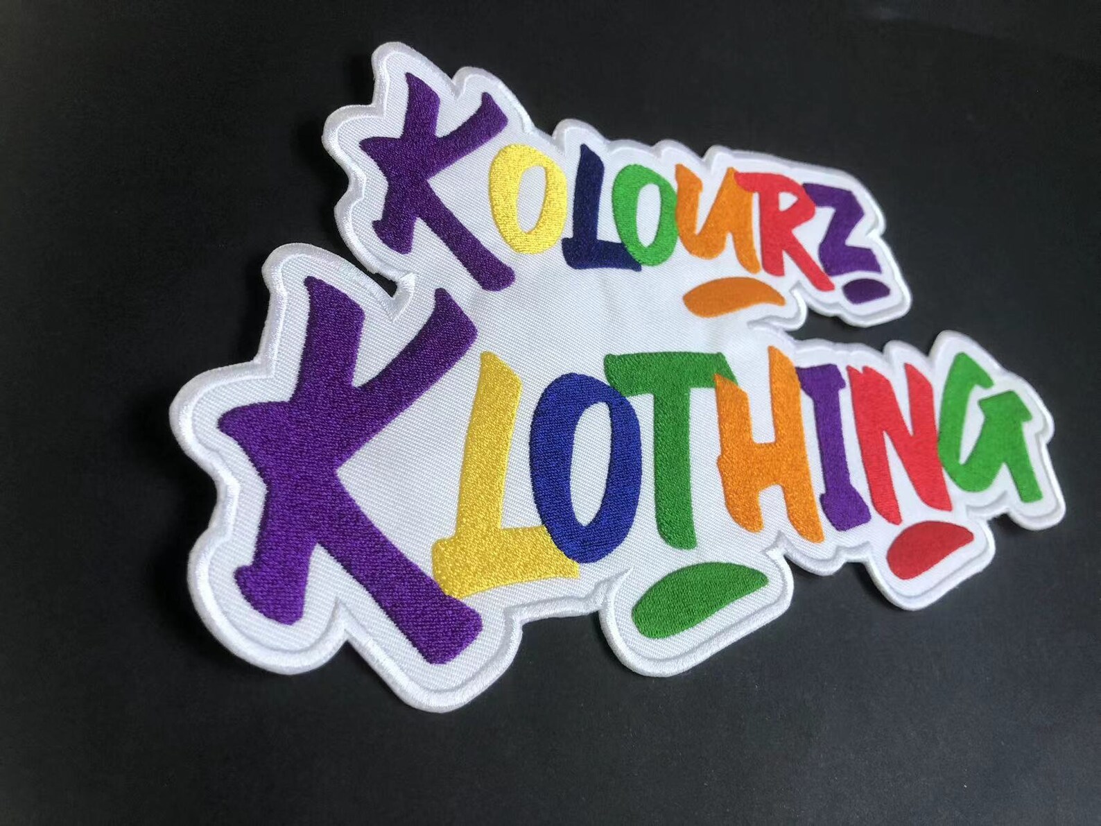 100 Large Embroidered Patch Embroidered Patch Custom - Etsy