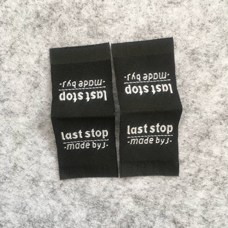 500 Woven Label Custom, Hem Labels, Inside Shirt Clothing Garment ...