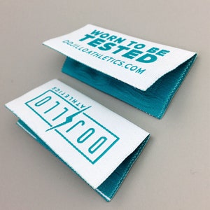 1000 Custom Woven Label Clothing Labels Brand Name Woven Garment Labels ...