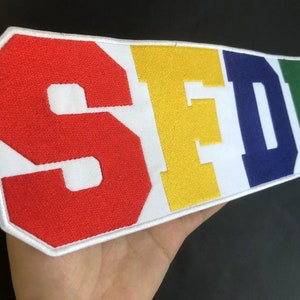 100 Large Embroidered Patch, Embroidered Patch Custom, Embroidered ...