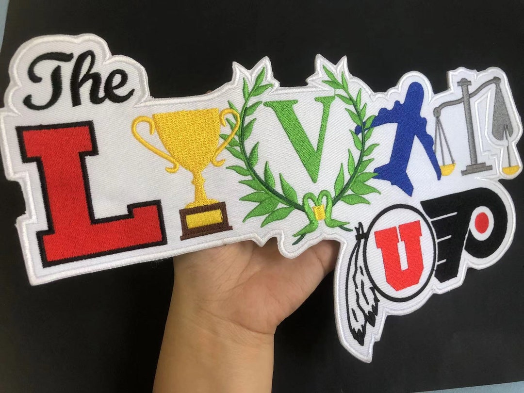 100 Large Embroidered Patch, Embroidered Patch Custom, Embroidered ...