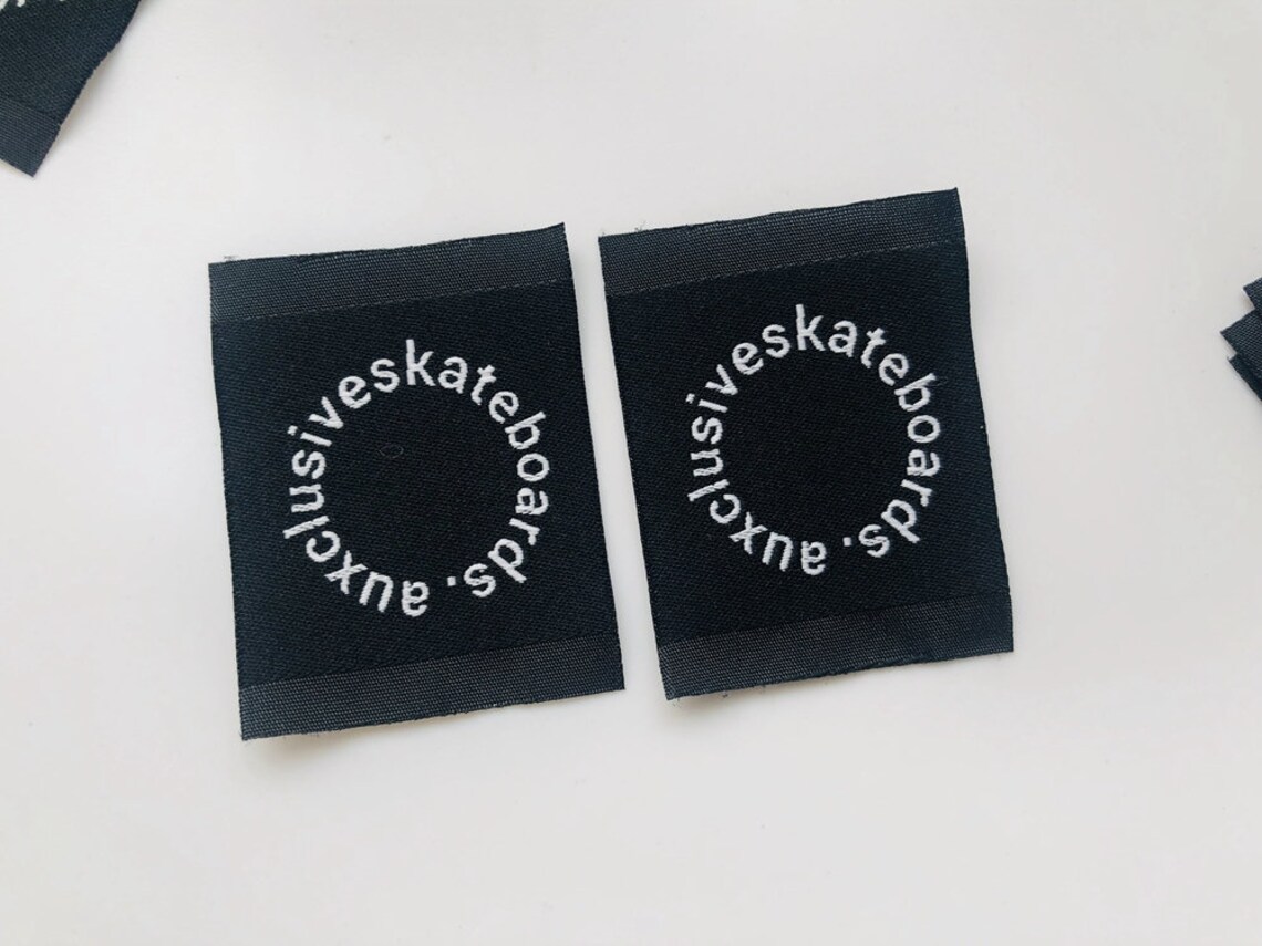 500 Custom Woven Label Hem Tag Sewing Labels Clothing Label - Etsy